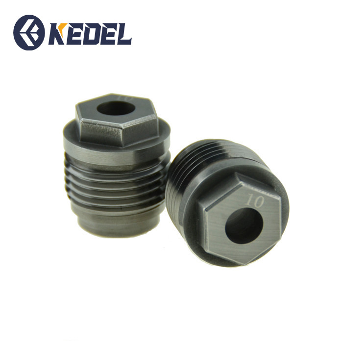 PDC Drill Bit Nozzle 25.21mm Outer Diameter Tungsten Carbide WC+Co